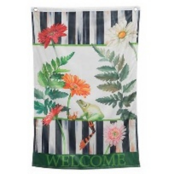 MacKenzie-Childs | Other | Mackenziechilds Welcome Frog Flag | Poshmark